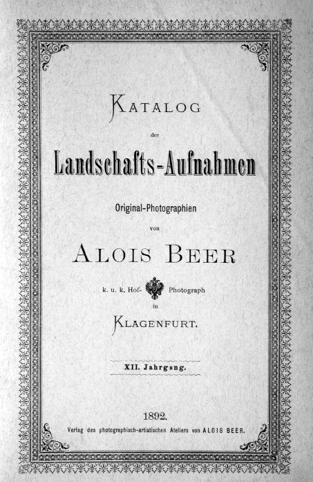 Kataloge der Aufnahmen von Alois Beer gesucht - Österreichische Marine ...