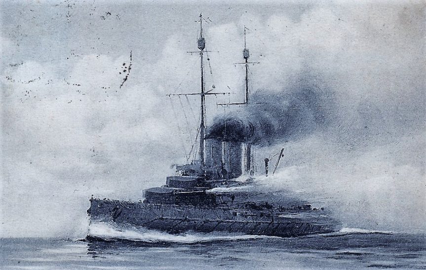 Österreichischer Marinemaler August von Ramberg (1866-1947)